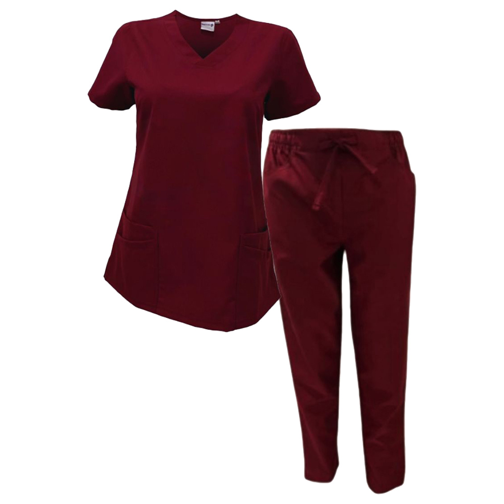 Buy Veronica - Med Armour - 2pc-Set - Ladies V-Neck Scrub Uniform ...