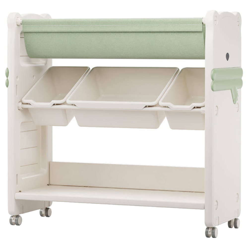 Buy Lovely Baby - Changing Trolley with 4 Compartments - Green in UAE ...