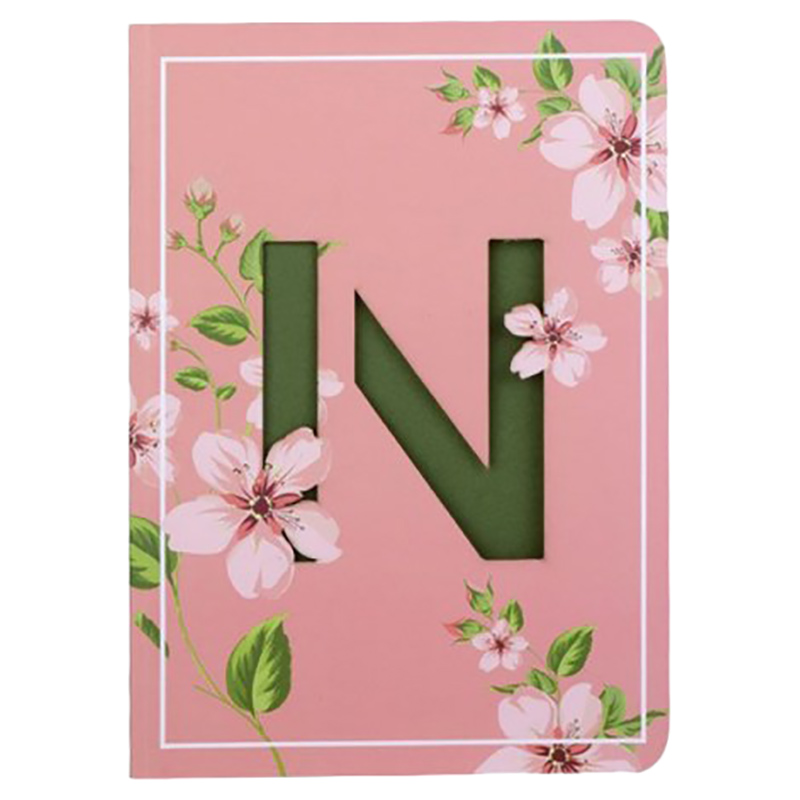 Doodle - Initial N Monogram Soft Bound B6 Diary - Pink | Buy at Best ...