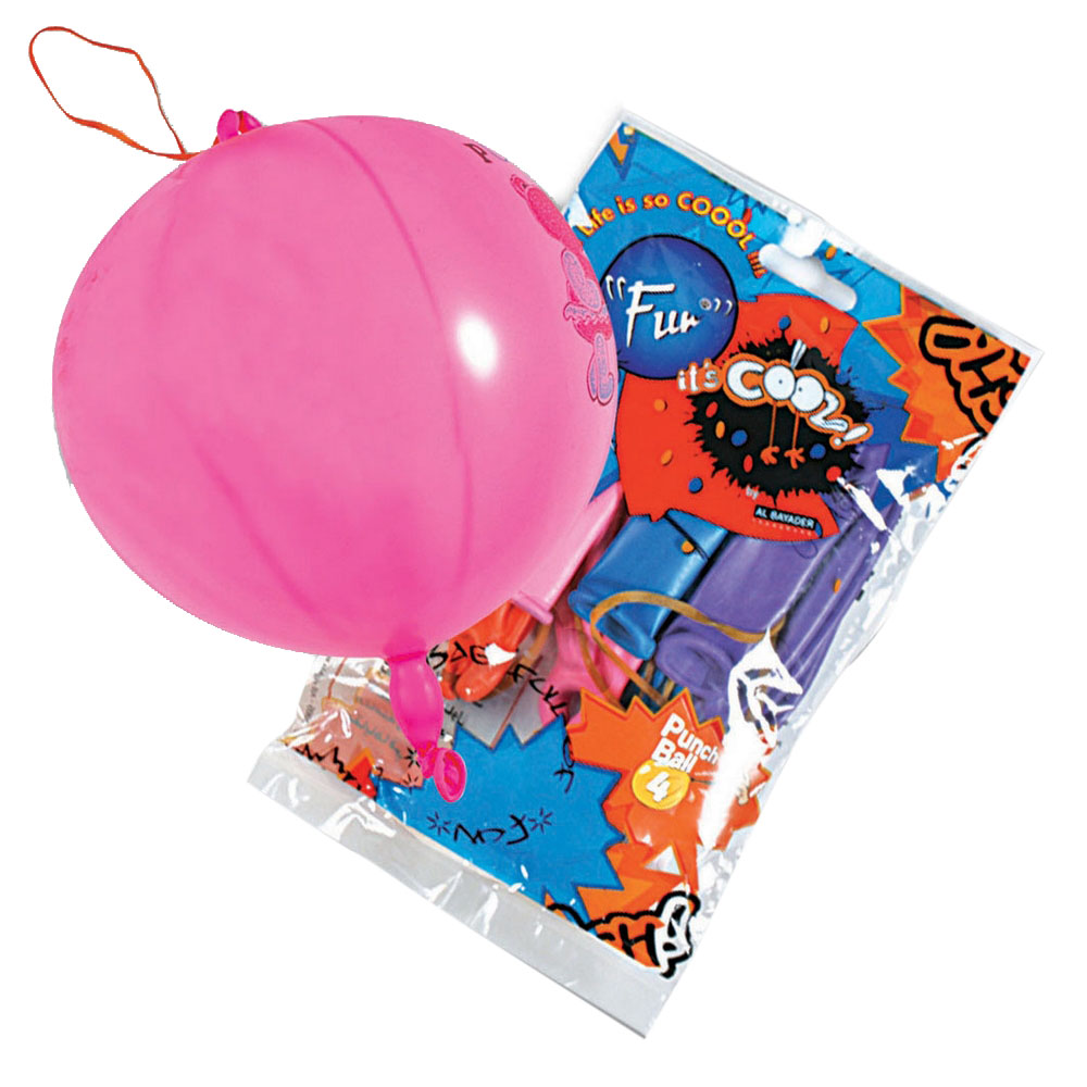 Buy Fun - Its Cool Punch-Ball Balloons 4 Inch Pack Of 4 in UAE | Mumzworld