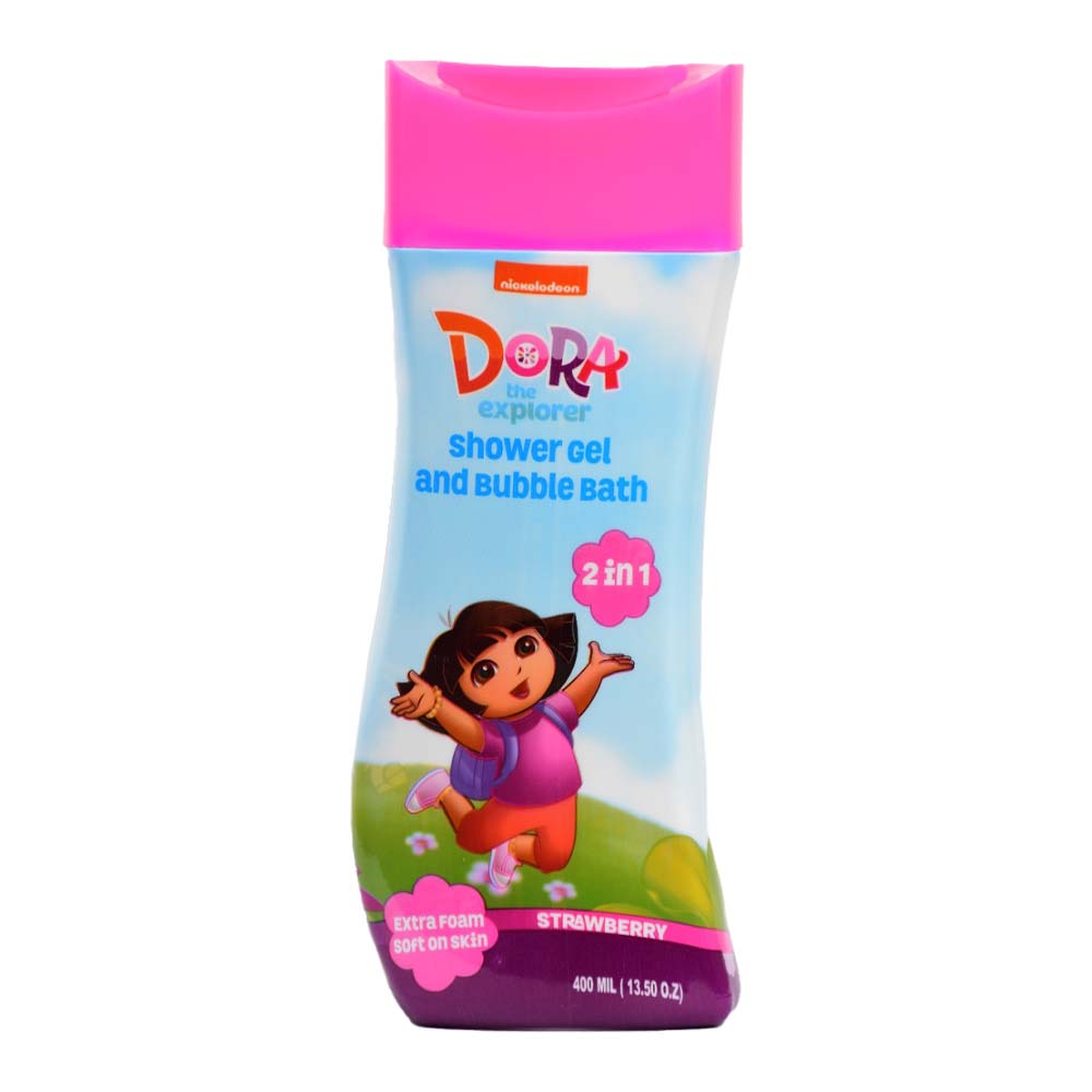 Buy Nickelodeon - Dora Shower Gel & Bubble Bath 400Ml in KSA | Mumzworld