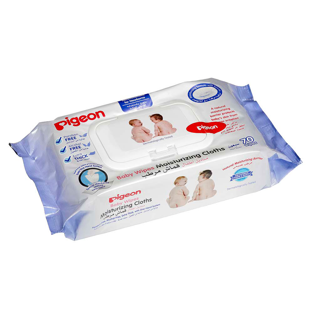 Pigeon - Baby Wipes Moisturizing Cloths 70 Sheets | Buy at Best Price ...