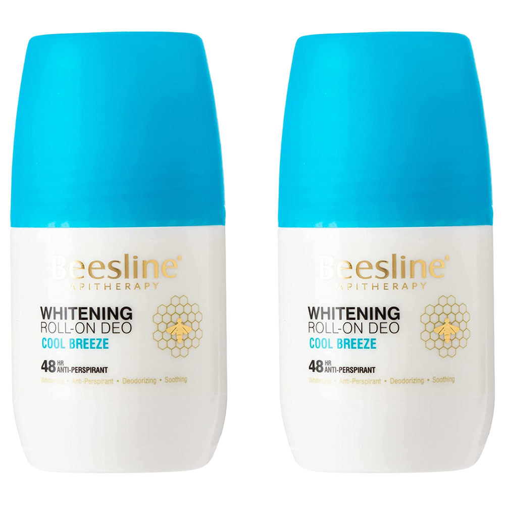 Buy Beesline - Cool Breeze Whitening Roll-On Deo - 50 ml - 2pcs in UAE ...