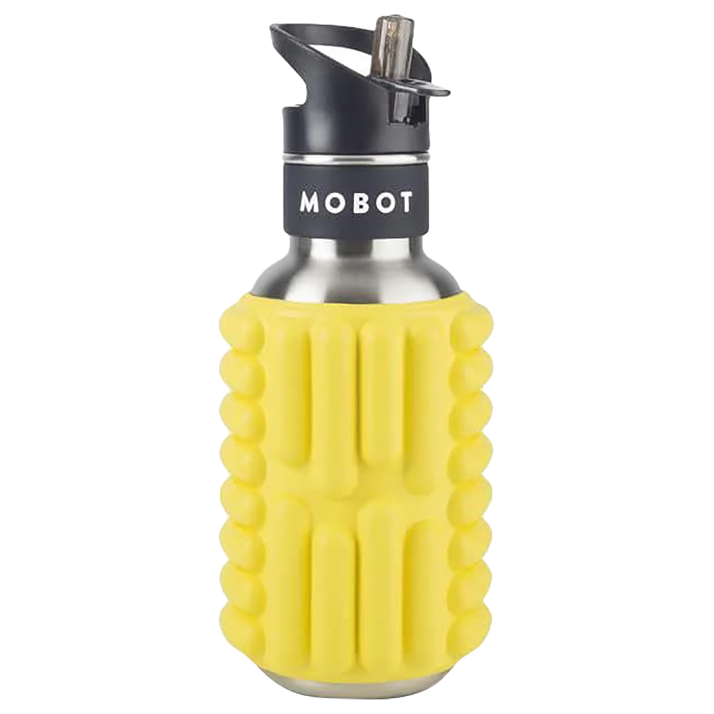 Buy Mobot - Firecracker Foam Roller Water Bottle - 532.3Ml - Yellow in ...