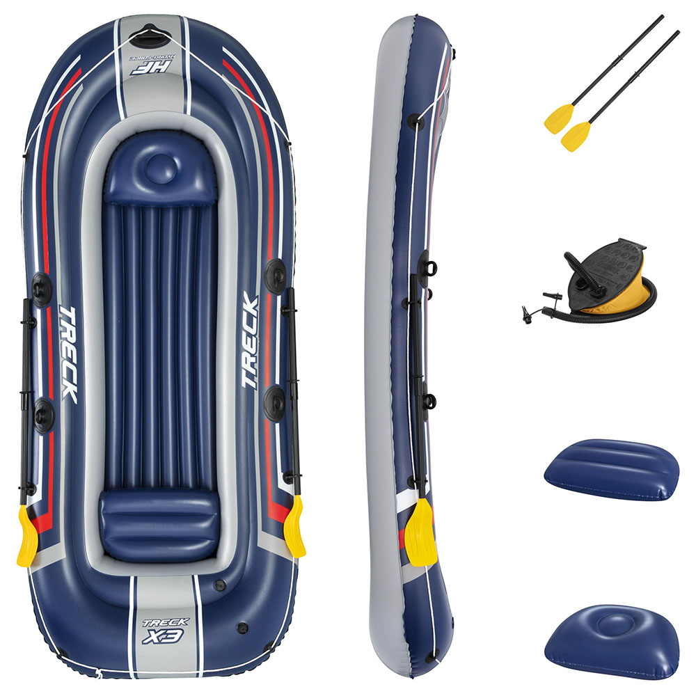 Bestway - Hydro-force Inflatable Boat Treck x3 Set 307x126cm | Buy at ...