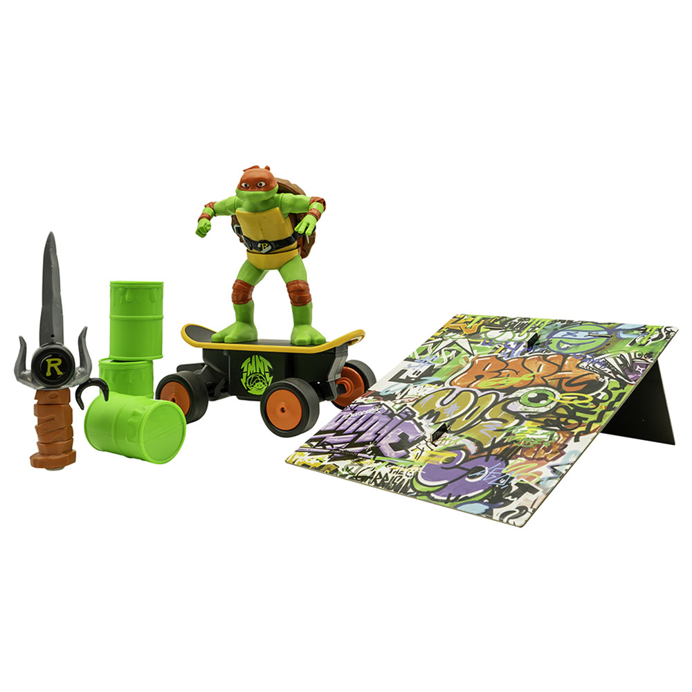 Buy Nickelodeon - TMNT Movie Remote Control Cowabunga Skate Action ...