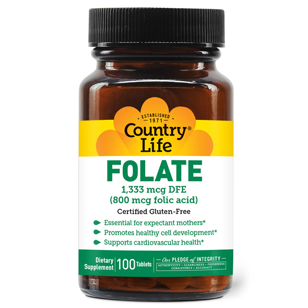 Buy Country Life - Folic Acid 800mg Tablets 100's in UAE | Mumzworld