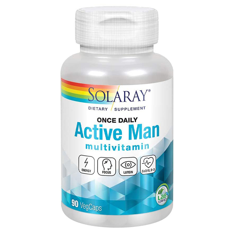 Buy Solaray Once Daily Active Man Multivitamin, 90 Capsules in UAE ...