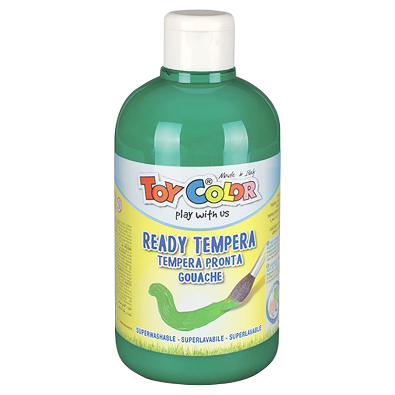Buy Toy Color - Super Washable Tempera - 500ml - Emerald Green in KSA | Mumzworld
