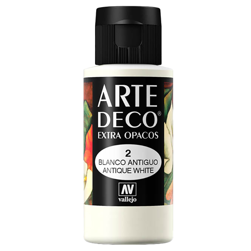 Buy Vallejo - Art Deco Paint 002 - 60ml - Antique White in KSA | Mumzworld