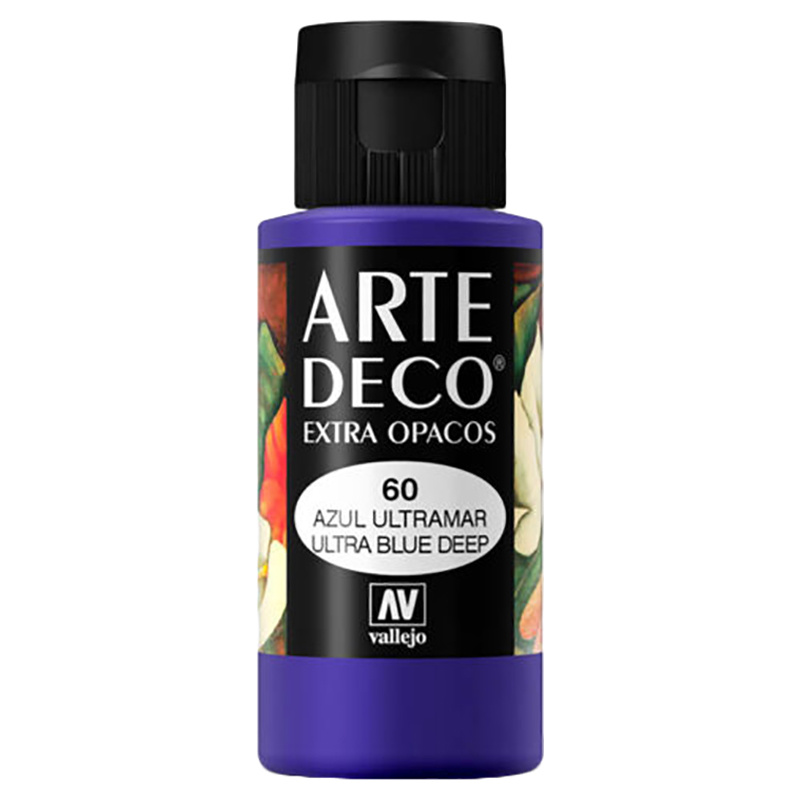 Buy Vallejo - Art Deco Paint 060 - 60ml - Ultra Blue Deep in UAE ...