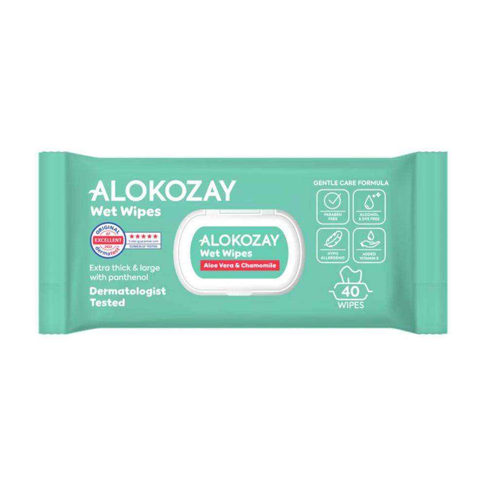 Buy Alokozay - Baby Wet Wipes - Aloe Vera & Camomile - Extra Thick ...