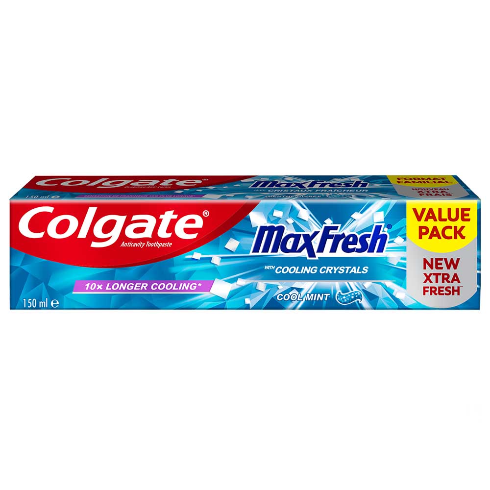 Buy Colgate - Max Fresh Cool Mint Gel Toothpaste 150ml in Saudi Arabia ...