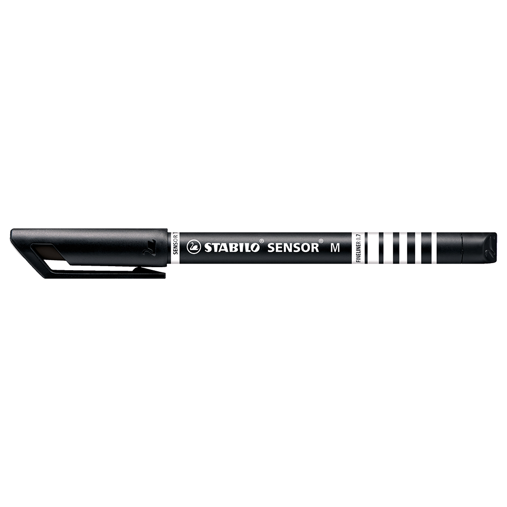 Buy Stabilo - Fineliner Sensor Medium Pen, Pack of 10 - Black in UAE ...