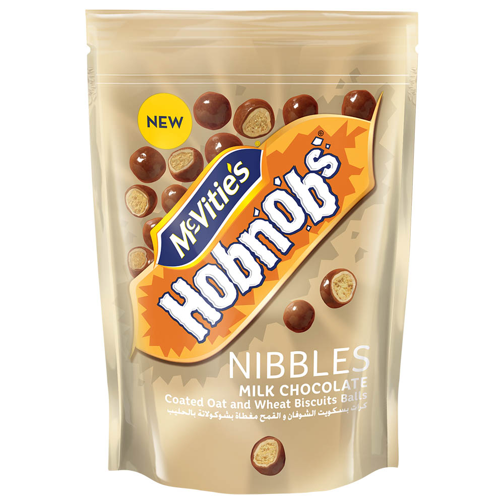 Buy Mcvities - Hobnobs Milk Chocolate Nibbles 120g in UAE | Mumzworld