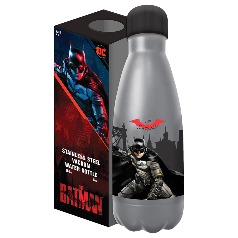 Buy Batman - Stainless Steel Vacuum Water Bottle - 350ml in UAE | Mumzworld