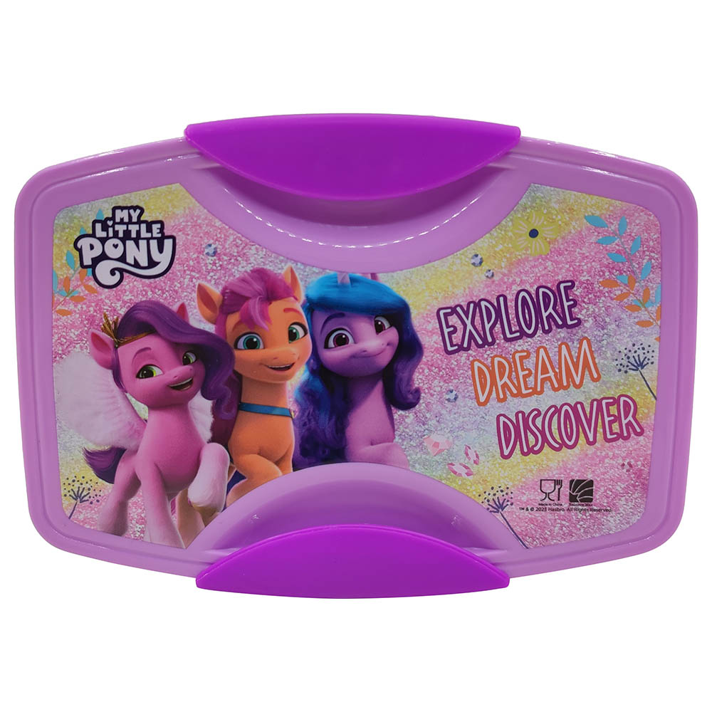 Buy My Little Pony - PP 2 Compartments Lunch Box With Fork & Spoon ...