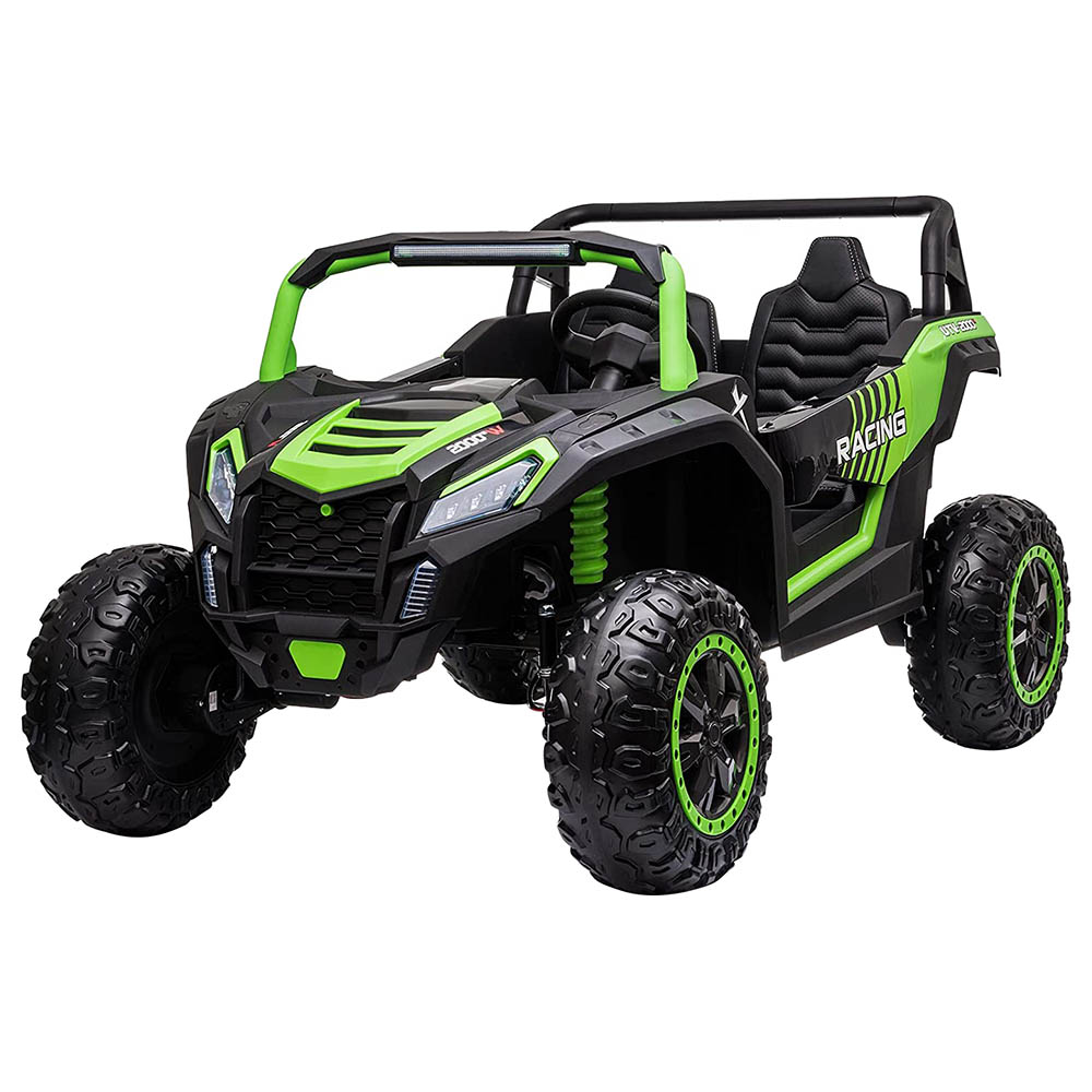 Buy ATT - Buggy Kids UTV Electric Jeep - 24V - Green Online | Mumzworld