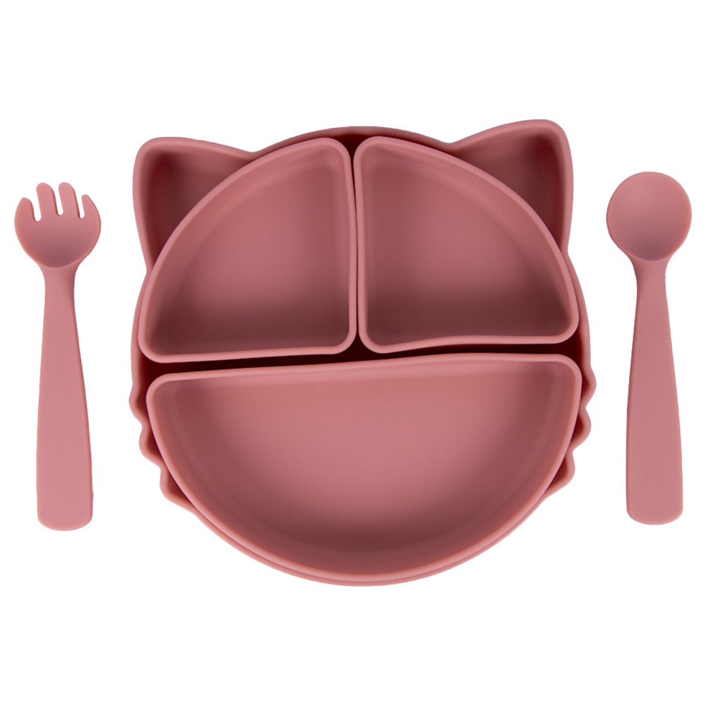 Buy Babies Basic - Silicone Feeding Set With Removable Sections - 3pcs ...