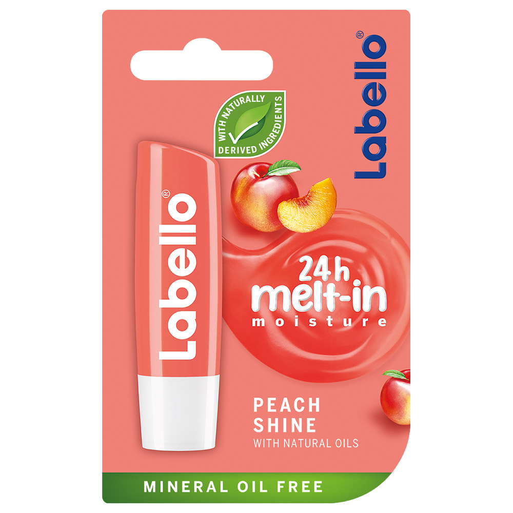 Labello Peach Shine Lip Balm 48gm Buy At Best Price From Mumzworld