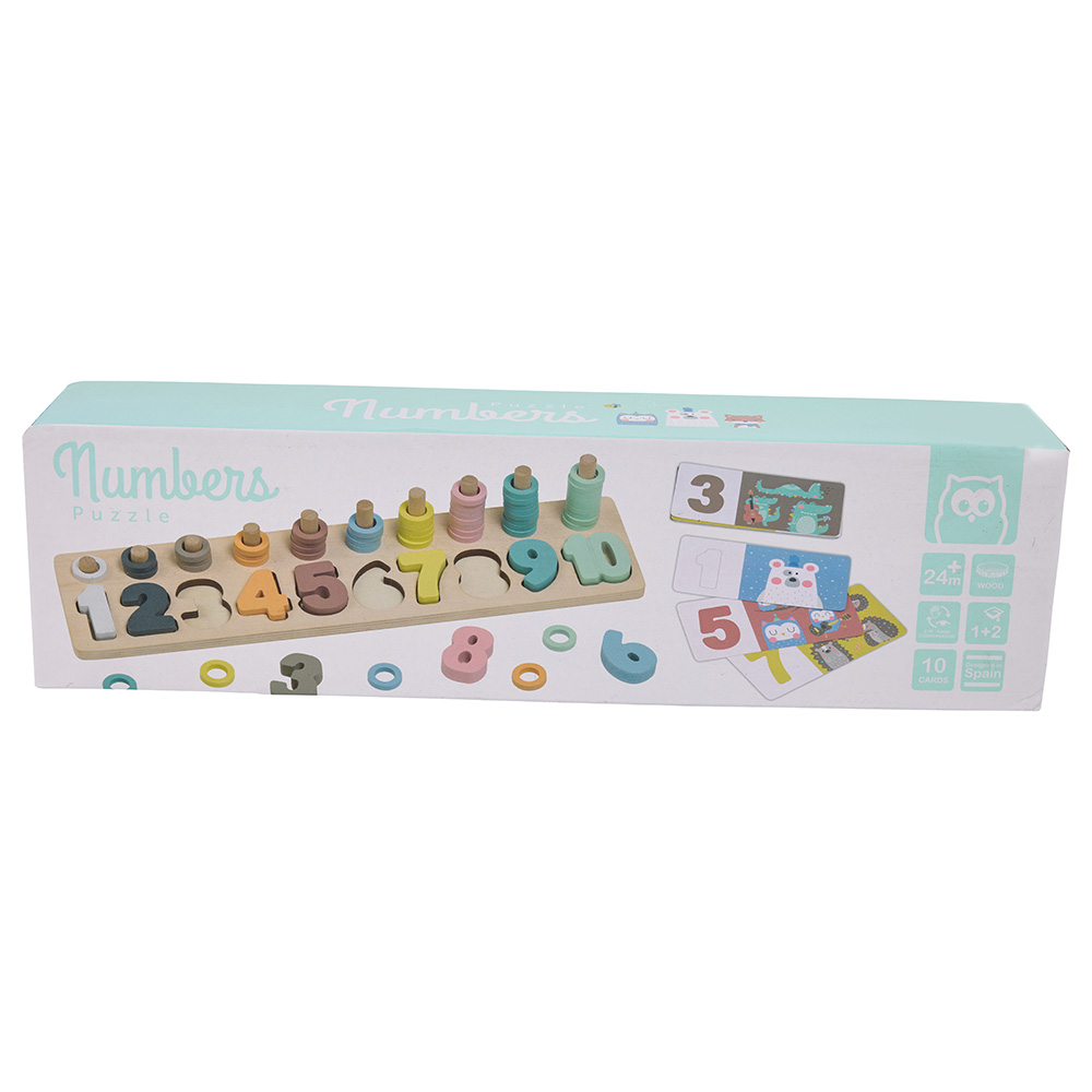 Buy Eurekakids - Wooden Numbers Puzzle With Activity Cards in UAE ...
