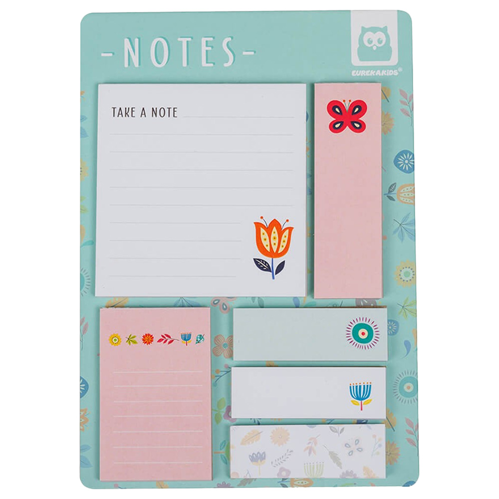 Buy Eurekakids - Flowers Post-It Sticky Stationery Notes in UAE | Mumzworld