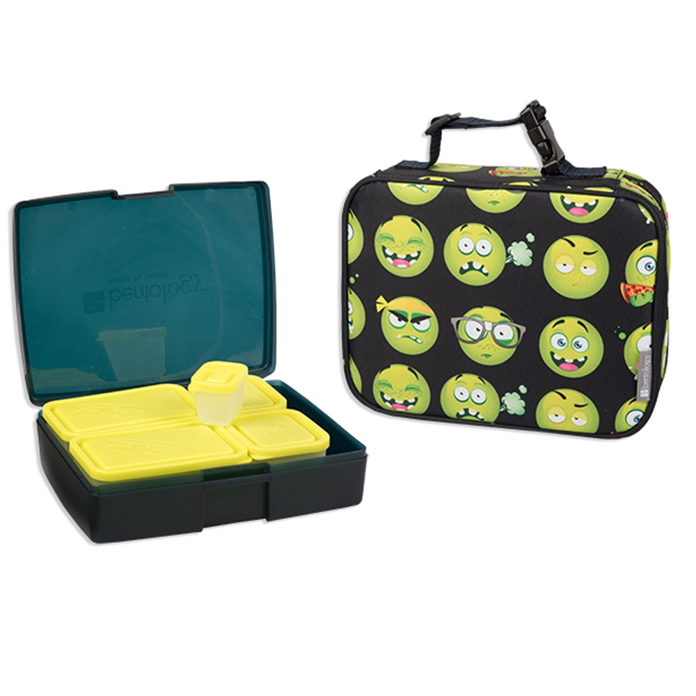 Buy Bentology - Complete Lunch Box Set - Emoji in UAE | Mumzworld