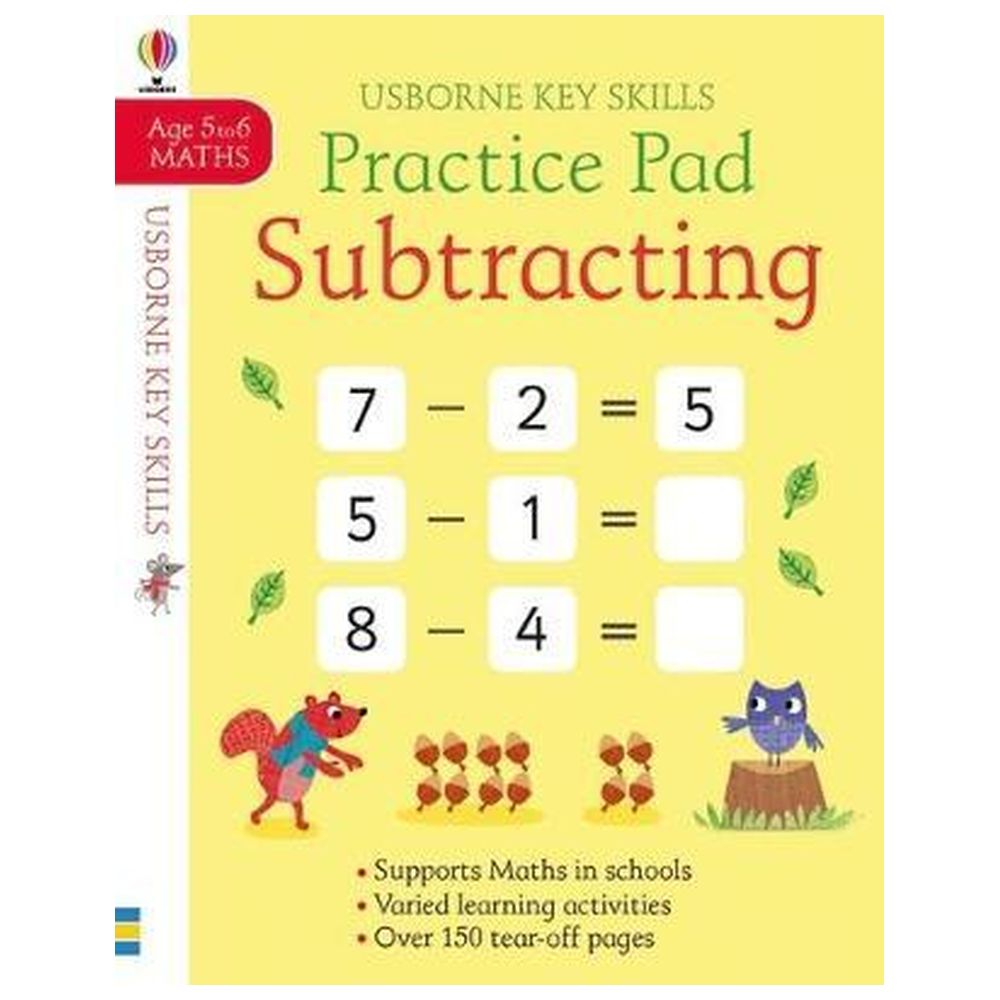 Buy Usborne Books - Practice Book: Subtracting 5-6 in UAE | Mumzworld
