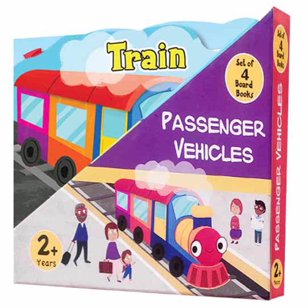 Buy Passenger Vehicle - Set Of 4 Board Books in UAE | Mumzworld