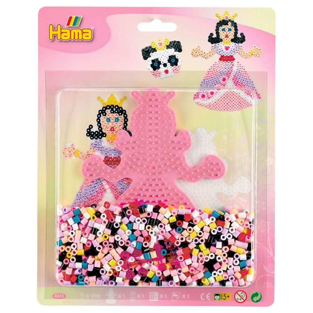 Buy Hama - Midi Large Bead Kit Blister 1100pcs - Princess in UAE ...
