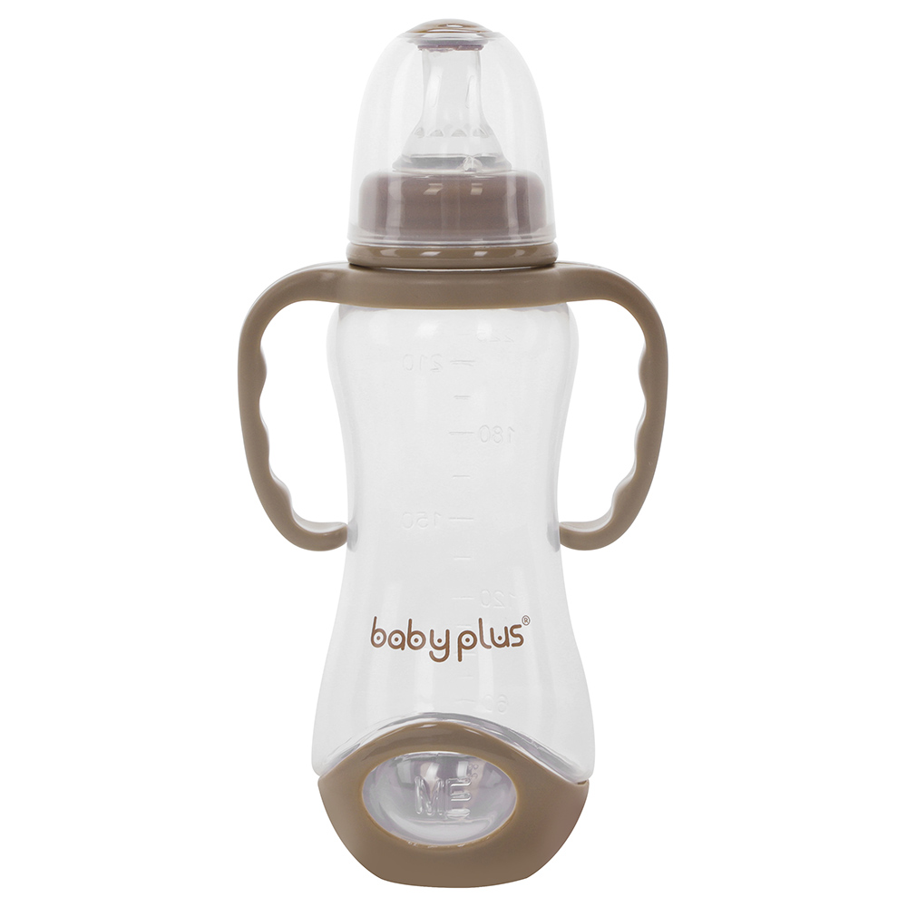 Buy Baby Plus - 8 Oz Feeding Bottle - Brown in UAE | Mumzworld