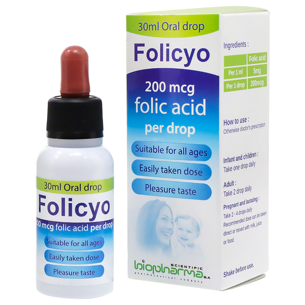 Biopharma - Folicyo Drop - 30ml | Buy at Best Price from Mumzworld
