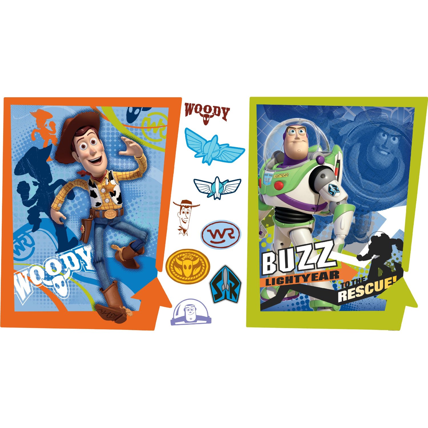 Buy RoomMates Toy Story - Buzz & Woody Peel & Stick Giant Poster in ...