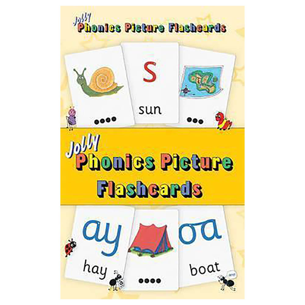 Jolly Phonics Picture Flash Cards: In Precursive Letters | Buy at Best ...