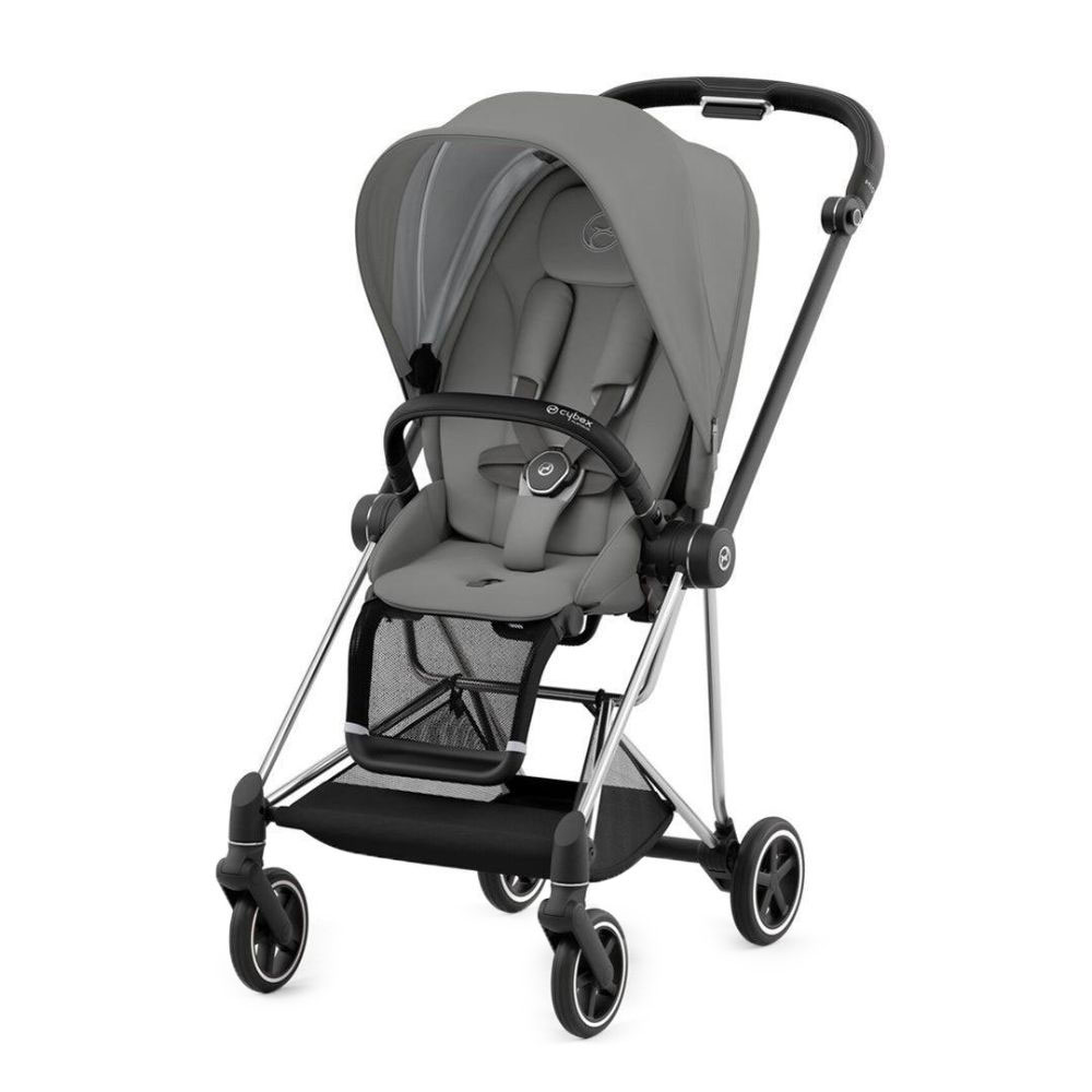 Buy Cybex - Mios Frame - Chrome Black With Mios Seat Pack - Soho Grey ...