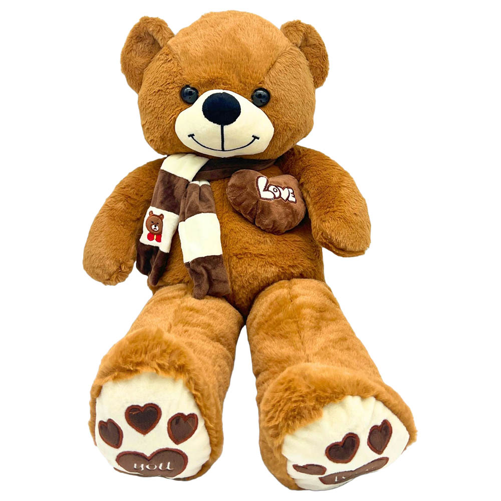 Fitto - Stuffed Animal Plush Toy - 80cm - Brown Fitto - Stuffed Animal Plush Toy - 80cm - Brown