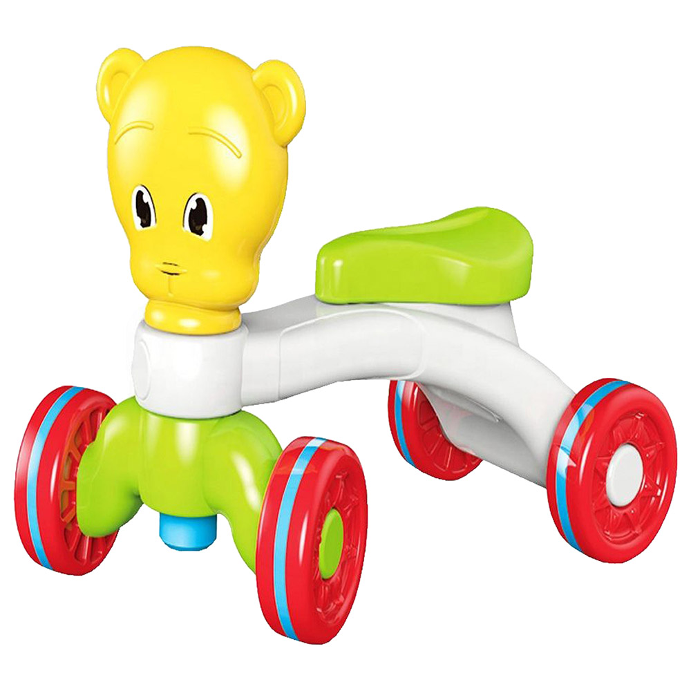 Buy Fitto - Cartoon Balance Bike Ride On Car - Green in Oman | Mumzworld