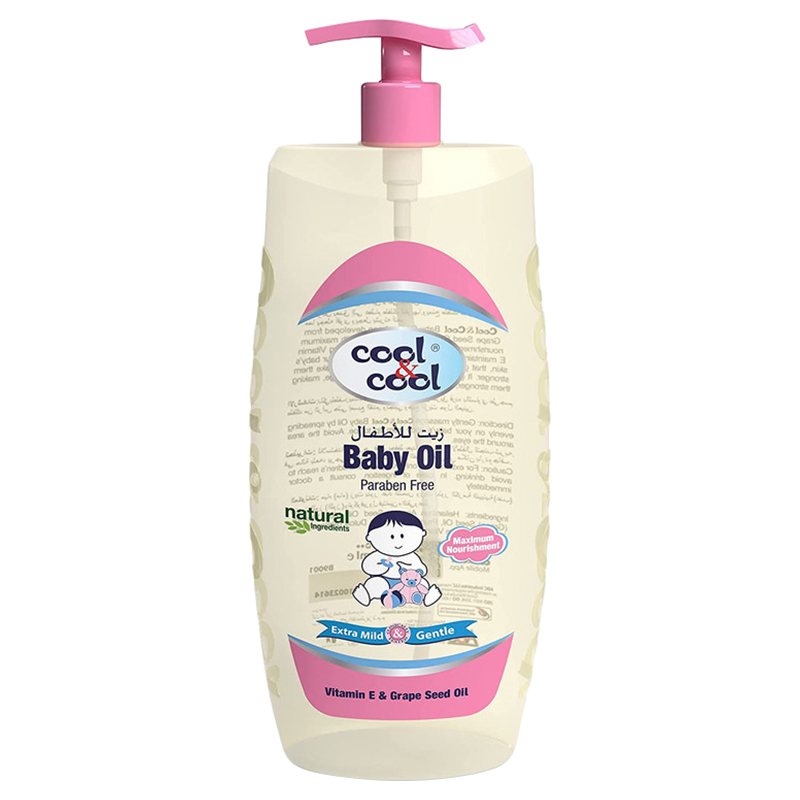Buy Cool & Cool - Baby Oil 500ml - Gentle & Nourishing in UAE | Mumzworld