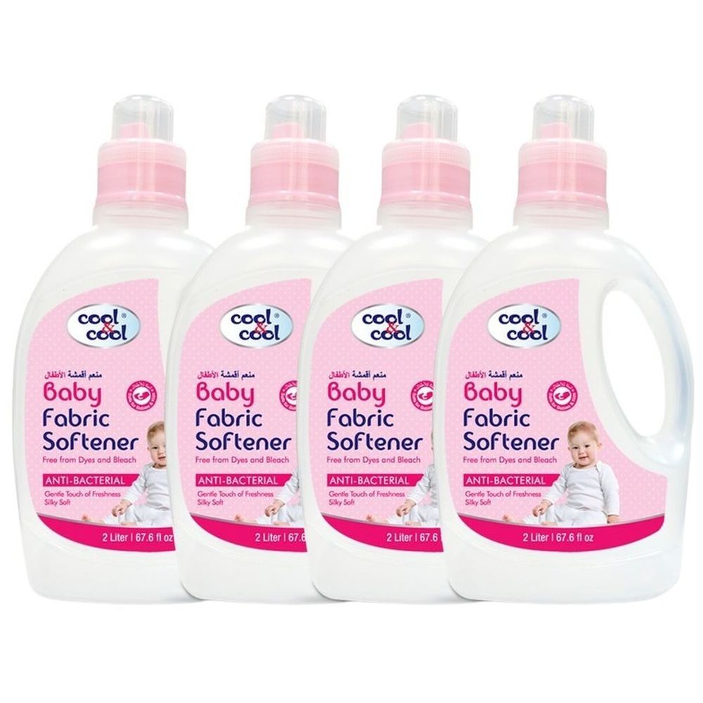 Buy Cool & Cool - Baby Fabric Softener 2L Pack Of 4 in UAE | Mumzworld