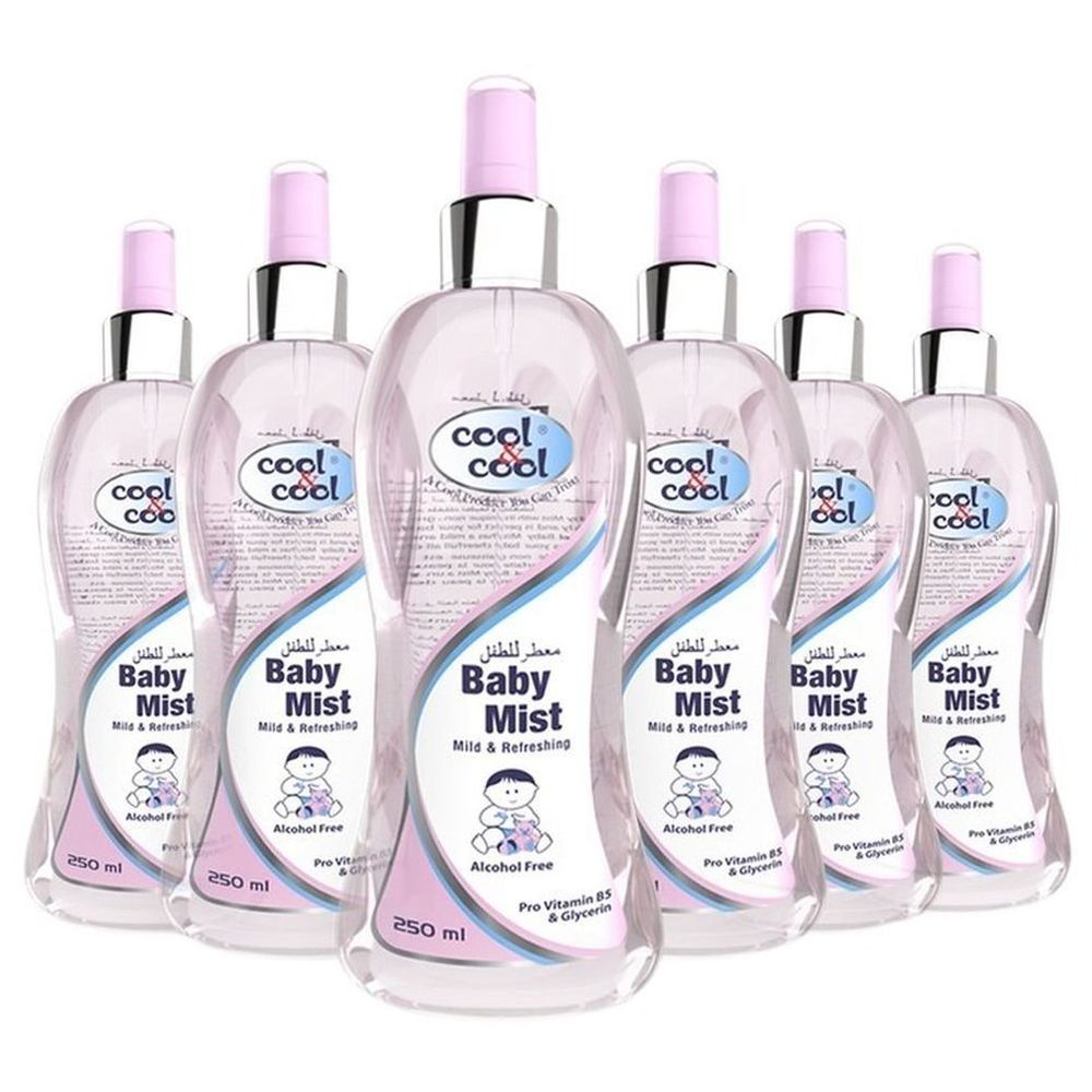 Buy Cool & Cool - Baby Mist Cologne 250ml - Refreshing & Safe - Pack of ...