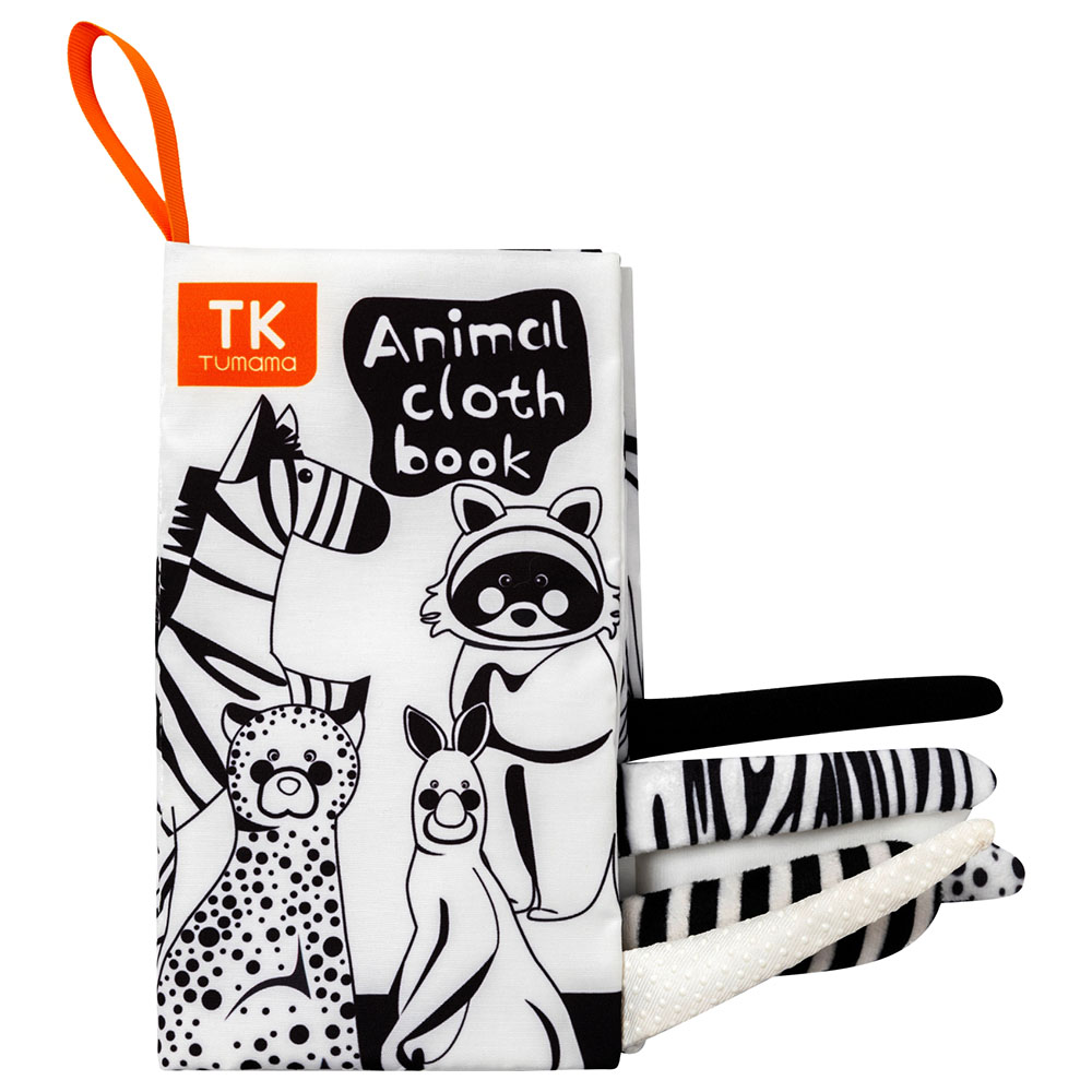 Buy Tumama - Black & White Animal Sensory Tail Cloth Book in UAE ...