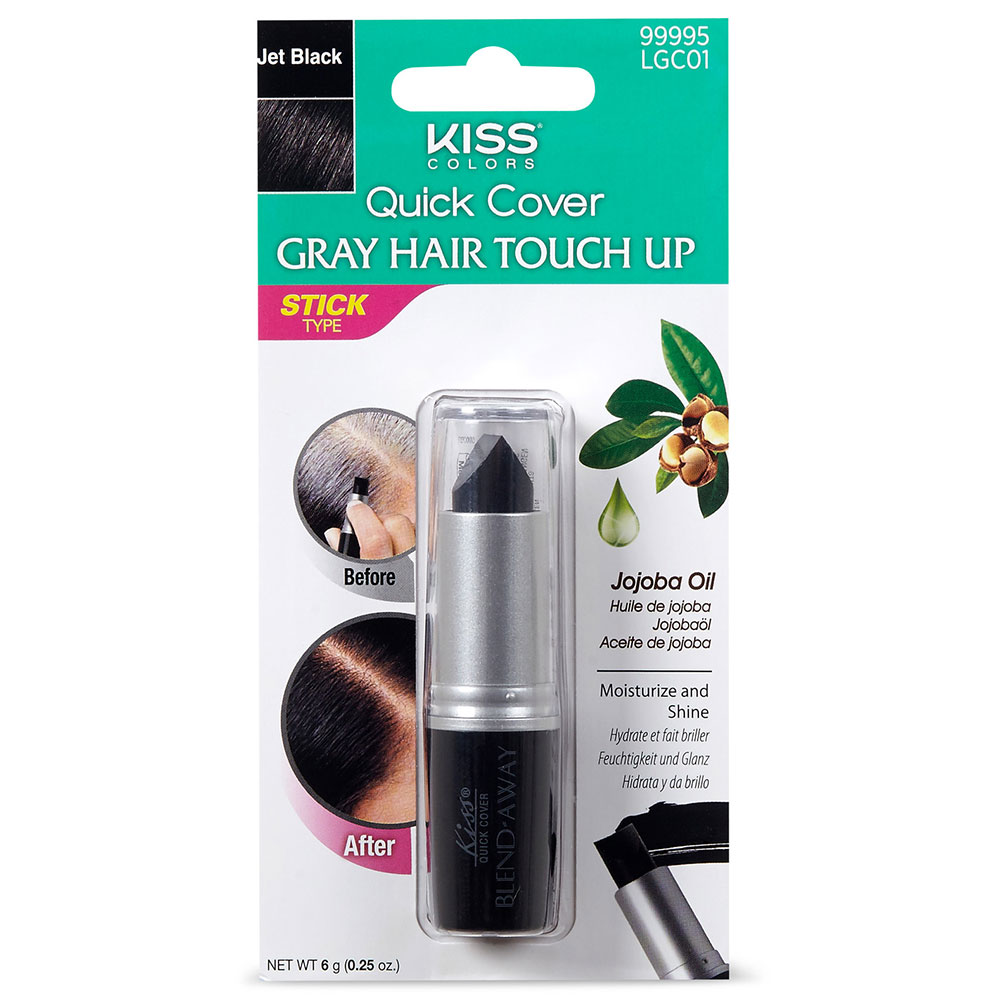 Buy Kiss - Touch Up Hair Color Stick - Jet Black in UAE | Mumzworld