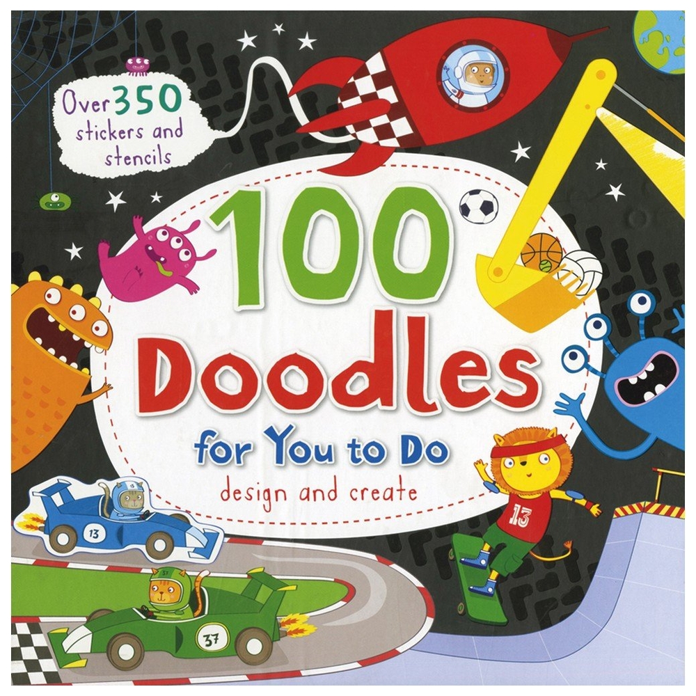Buy 100 Doodles For You To Do: Design And Create in UAE | Mumzworld