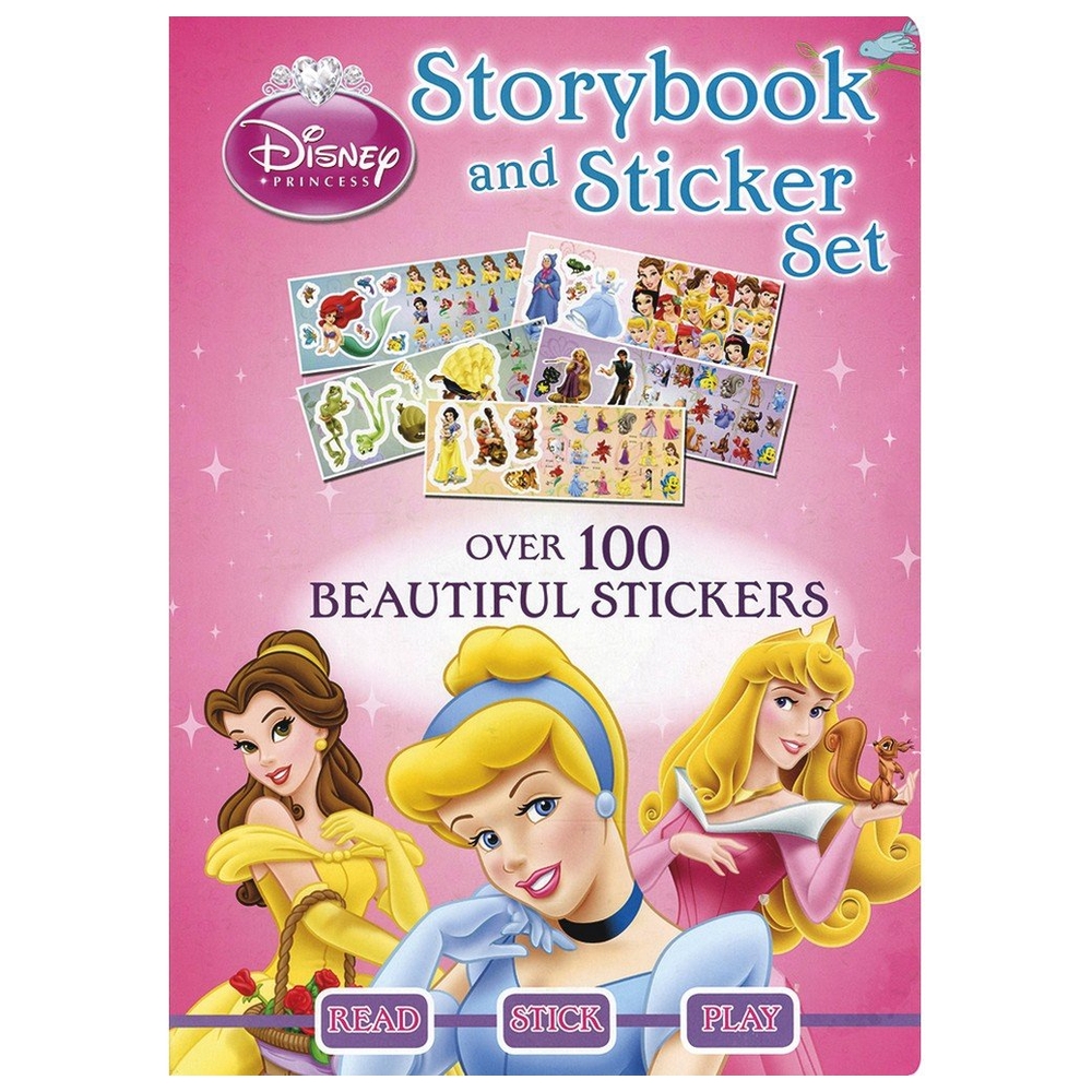 Disney Princess Sticker Storybook Set