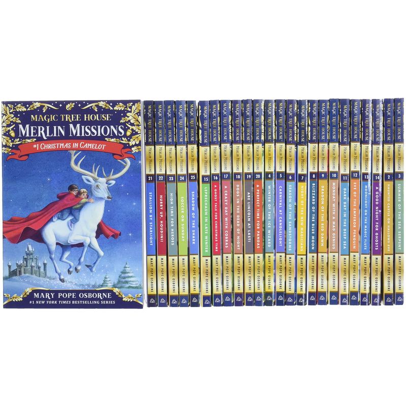 Buy Magic Tree House Merlin Missions Boxed Set Of 25 Books in UAE ...
