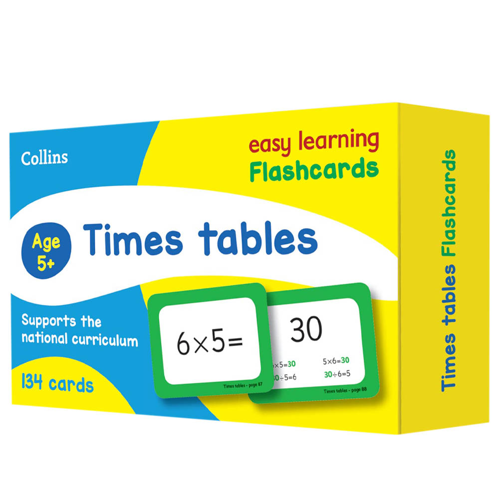 Buy Times Tables Flashcards: Ideal for Home Learning in UAE | Mumzworld