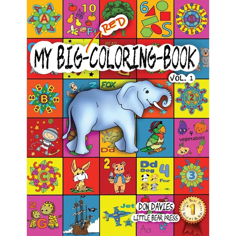 Buy My Big Red Coloring Book Vol. 1 in UAE | Mumzworld
