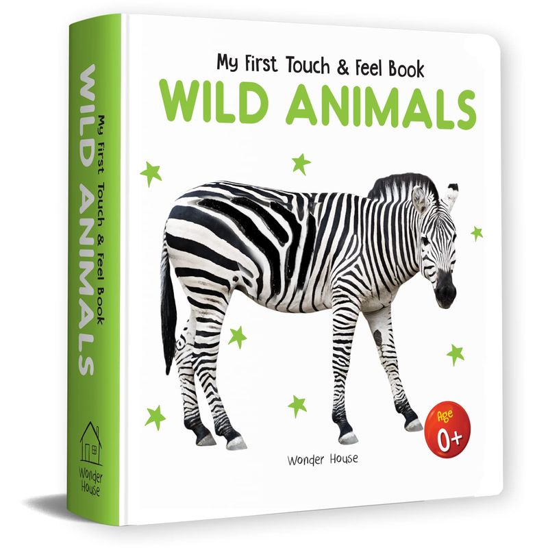 Buy My First Book Of Touch And Feel - Wild Animals in UAE | Mumzworld