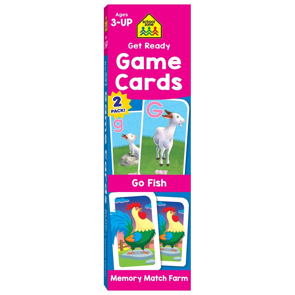 Buy Go Fish & Memory Match Farm Game Card 2-Pack in UAE | Mumzworld