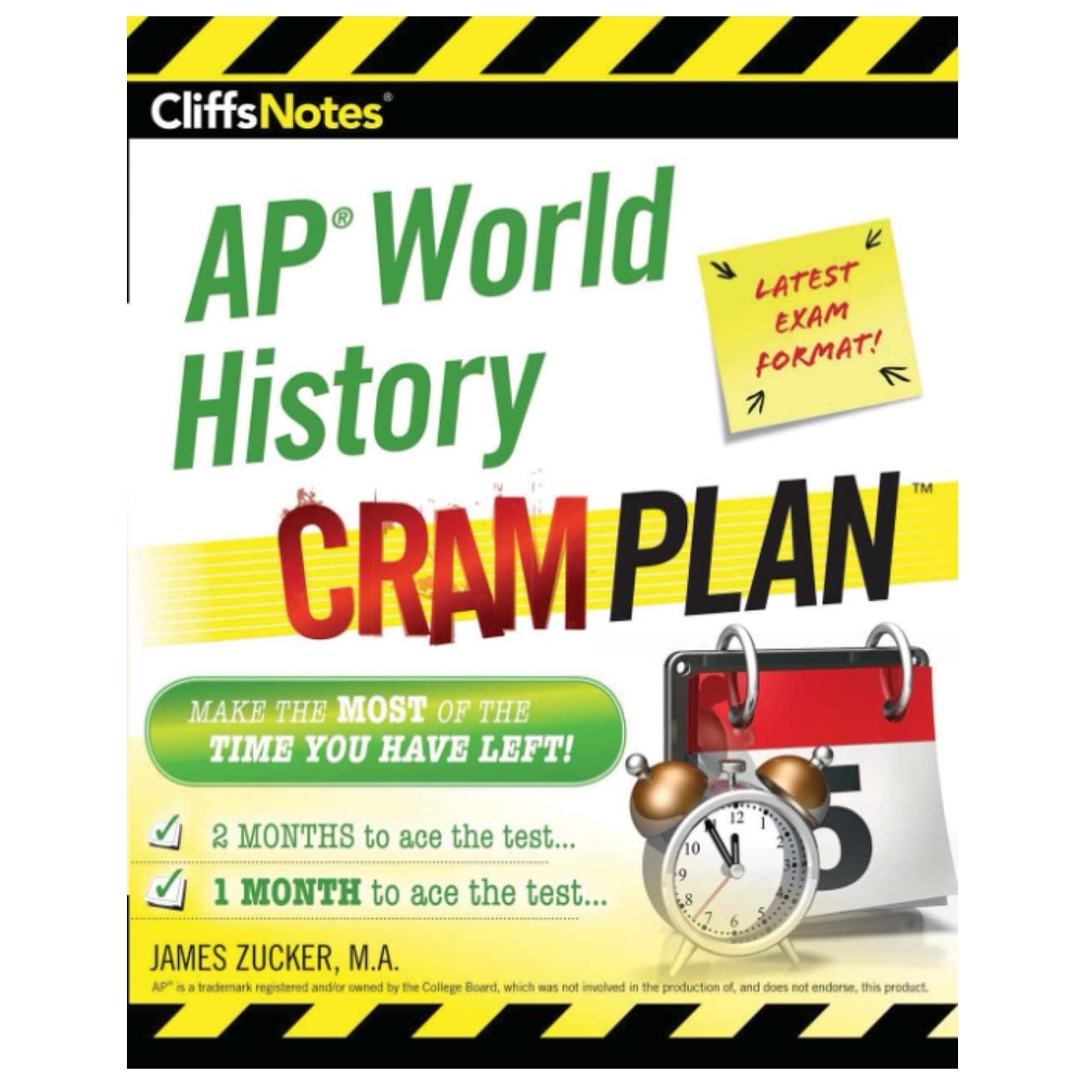 Buy Cliffsnotes Ap World History History Cram Plan Online | Mumzworld